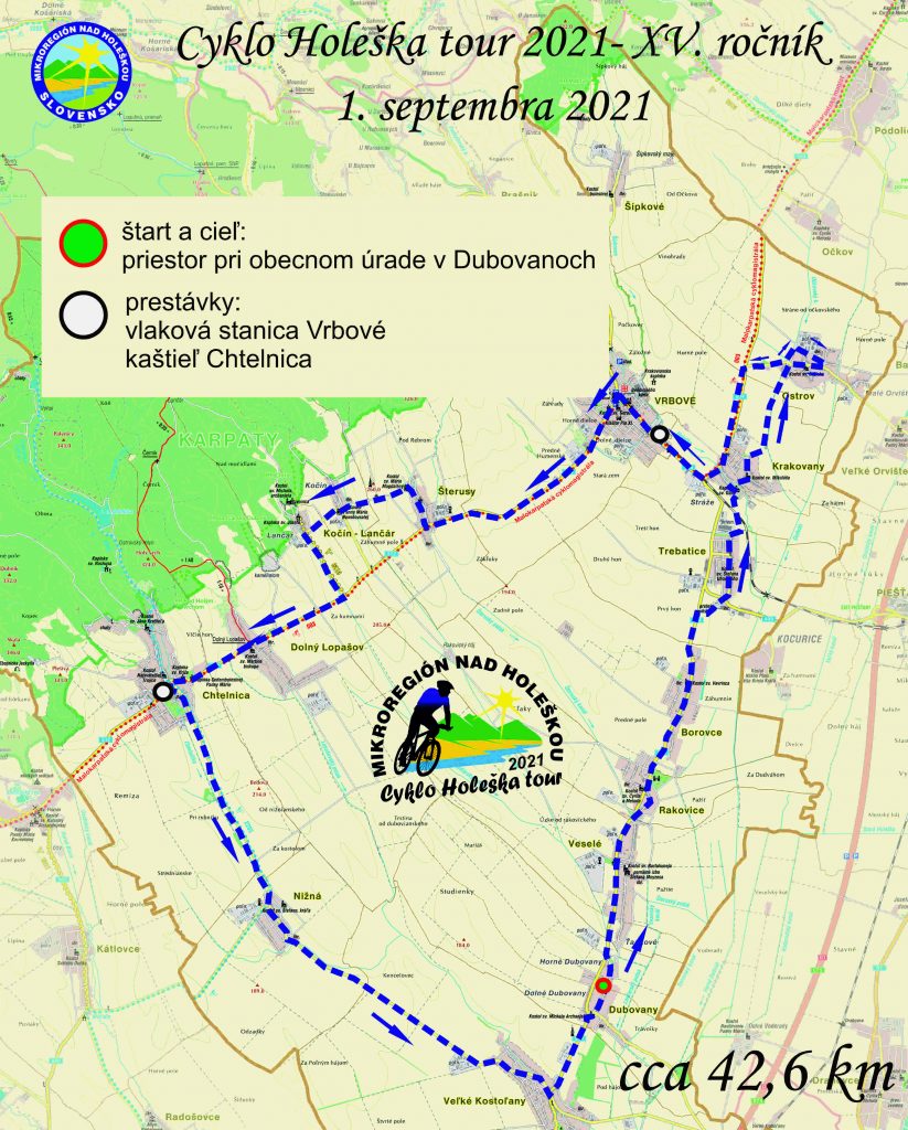 Cyklo Holeška tour 2021 – Oficiálne stránky mesta Vrbové